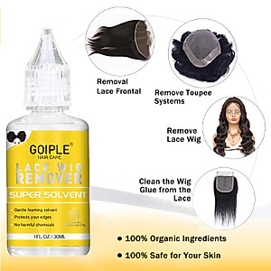 Wig Accessory Essentials Kit Lace Front Wig Glue & Remover, Wig Caps, Elastic Band, Hair Wax Stick, Edge Control, Edge Brush, Hair Shear Dermaplanning Razor Tool and Edge Scarf - 29PCS