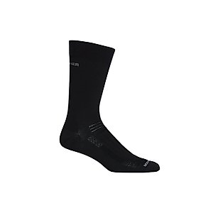 Icebreaker Merino Men's Mens Hike Liner Crew, Black, M
