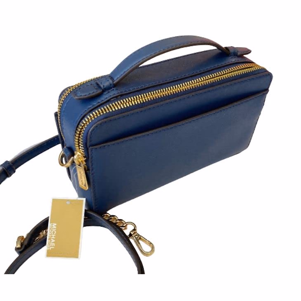 Michael Kors Medium Double Zip Phone Crossbody (Navy)