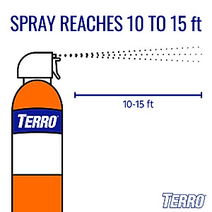 TERRO T1700 19 oz. Outdoor Ant Killer Spray, 1 Pack, Orange