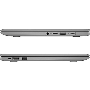 HP HD 14" Chromebook Laptop for Student and Business, Intel Celeron Processor N4120, 4GB RAM 128GB Storage(64GB eMMC + 5ave 64GB Flash Memory), Wi-Fi, Bluetooth, HDMI, Chrome Os, Modern Gray