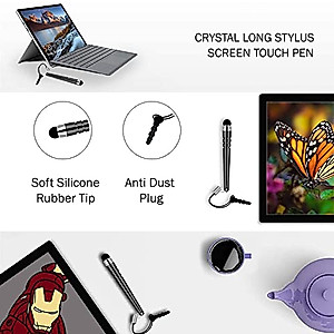 Mini Stylus Compatible with Amazon Fire 7 Kids Edition (2019 Release)/ Kindle Fire HDX 8.9 (2013 Release),7 (2013 Release),HD 7 (2013 Release),8.9 (2012 Release) - Touch Pen Aluminum Compact