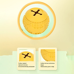 Zerodis Dog Chew Toy,Durable Dog Interactive Toy Dog Rugby Dog Leakage Food Ball Pet Interactive Ball Toy Pet Puzzle Toys for Aggressive Chewers