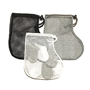 Generic Laundry Bags for Newborn Babies 3 pack, NB-10012, Laundry Bag - 3 Pack - White, Gray and Black, 1.5