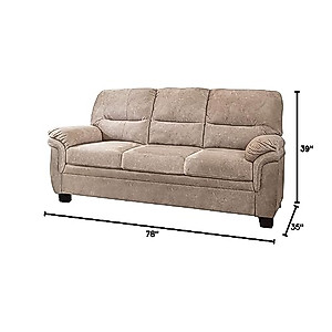 Coaster Furniture Holman Pillow Top Arm Beige Sofas 509251