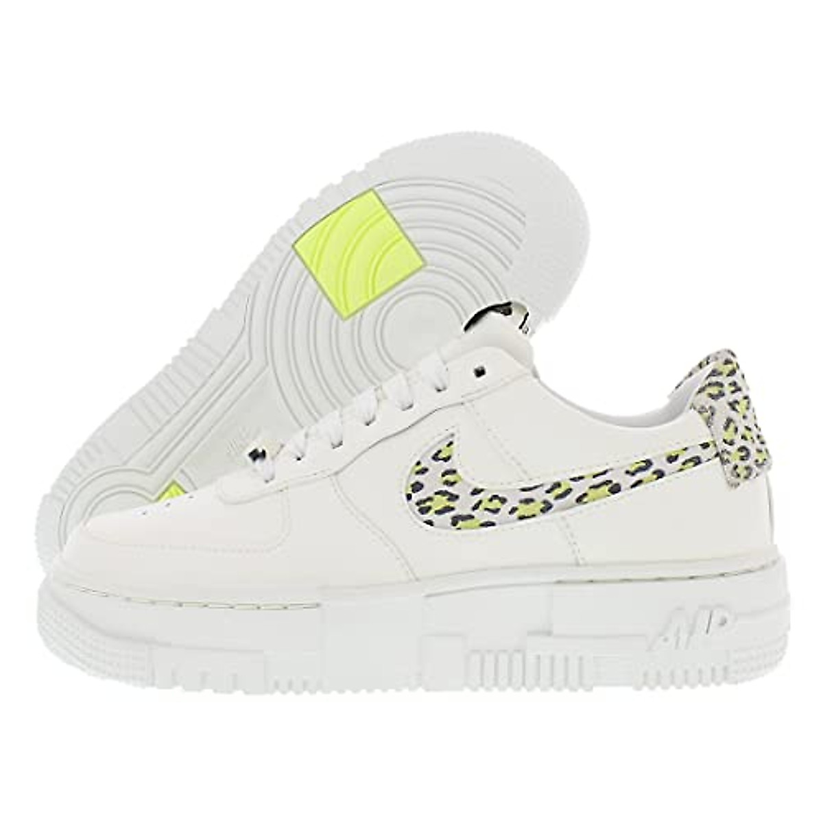 Nike Women Air Force 1 Pixel SE Leopard Print (DH9632-101) (Women, Numeric_9) White