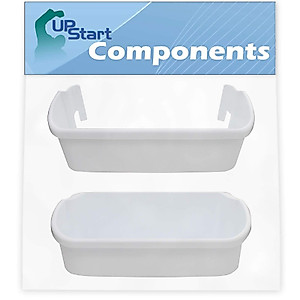 240323001 & 240356401 Refrigerator Door Bin Replacement for Kenmore/Sears 25354628504 Refrigerator - Compatible with 240323001 & 240356401 White Door Bin - UpStart Components Brand