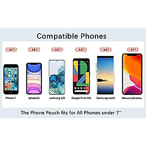 Crossbody Cellphone Purse Handmade Cross-body Bags,Cell phone Crossbody Purse For iPhone Samsung (FLOWER_L-DARK BLUE-FB) A-flower_l-dark Blue-fb