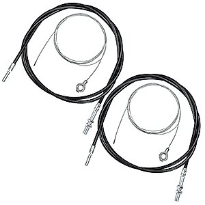 HOLATO 71 Inch Throttle Cable for Predator 196cc 212cc 5.5hp 6.5hp GX160 GX200 Engine Manco Dingo ASW 8252-1390 American Sportworks Kandi Yerf Dog Go Kart Go Cart Lawn Mower Mini Bike Heavy Duty Parts