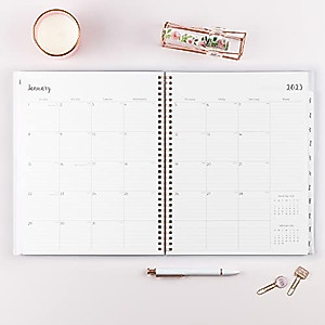 Blue Sky 2023 Weekly and Monthly Planner, January - December, 8.5" x 11", Frosted Cover, Wirebound, Joselyn (142079)