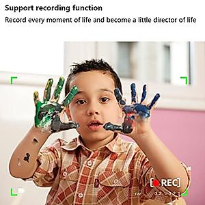 LINXHE Kids Digital Camera for Boys & Girls - 2.0 Inch Selfie Camera for Kids, 1080P FHD Rechargeable Children Video Camera for Christmas New Year Gift (Color : Blue)