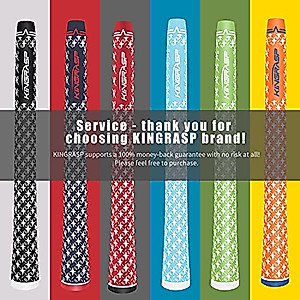 Be DeLighted Black Rubber Golf Grips 13 Pack /Undersize/Standard/Mid Golf Club Grips,All Weather Golf Grip Kit (Standard, Black)