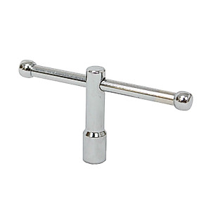 Alesis Assembly Rack Tool 2 Pack - Sliding Bar Drum Head Tuning Key and Silverline Audio 5 Pack Drum Cable Wrap Bundle