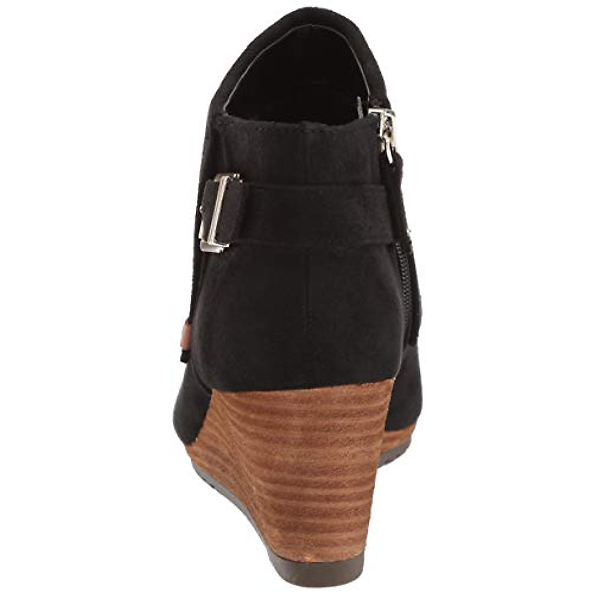 Dr. Scholl's Shoes womens Create Ankle Boot, Black Microfiber, 8.5 US