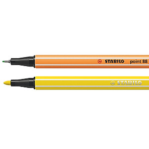 Pen Set - STABILO Arty Creative Set - Pack of 68 - Point 88 & Pen 68 - Fineliners & Fiber-Tip Pens - Assorted Colors