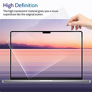 Peslv 3-Pack Anti Blue Light Screen Protector for MacBook Air 15 Inch(2023-2024, M2 M3)-A2941 A3114, 15.3" Mac Laptop Glare Filter Uv Blocker Shield Cover Eye Protection Film