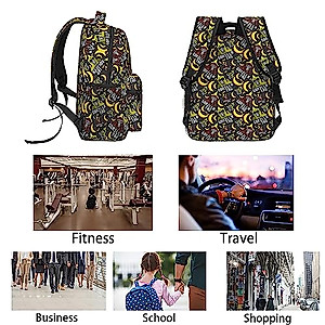 POCHY Personalized 3D Printing Gorilla Backpack Cute Cartoon Daily Large Capacity Backpack Gorilla Bag