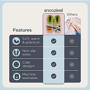 Snoozies Pairable Slipper Socks - Funny House Slippers for Women, Non-Slip Fuzzy Slipper Socks - Sushi -X- Large