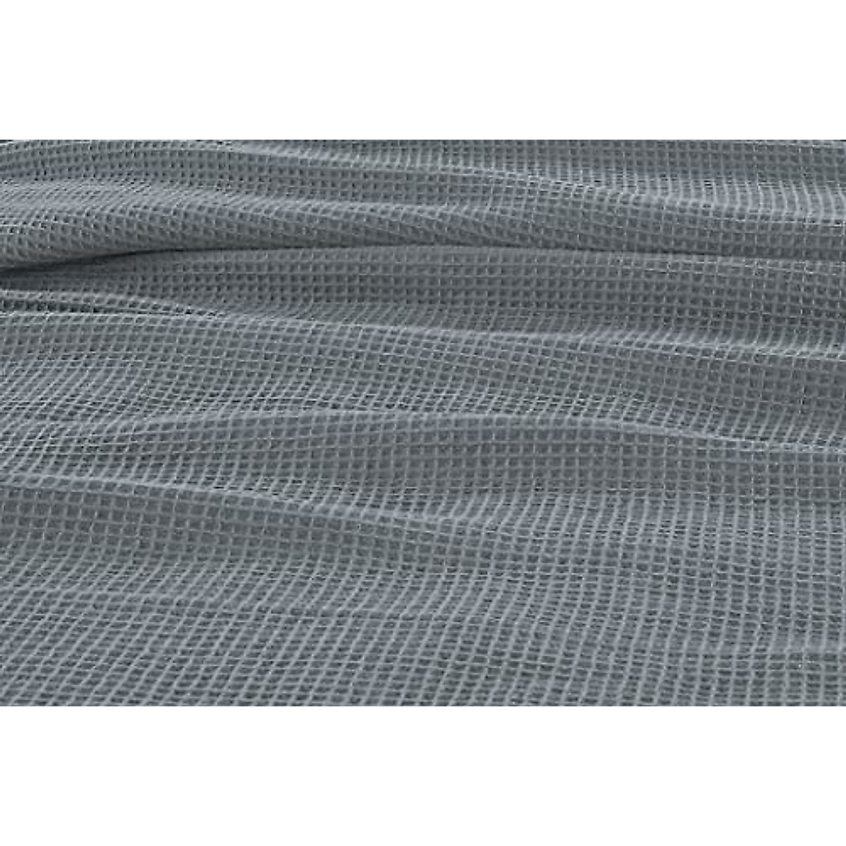 HILLFAIR 100% Cotton Blankets- Twin Blanket with 2 Throw Pillow Covers - Waffle Soft Skin Friendly Cotton Blanket- Twin Bed Blankets– All Season Cotton Throw Blanket– Silver Twin Cotton Blankets