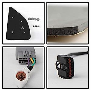 ACANII- Telescoping Power+Heat Side Towing Mirror Driver + Passenger For 99-07 Ford F250~F550 SuperDuty 00-05 Excursion