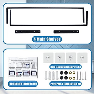 Bathroom Wall Towel Rack, Bathroom Towel Storage for Small Bathroom Wall Mounted, Stainless Steel Rack for Washcloths Hand or Bath Towels