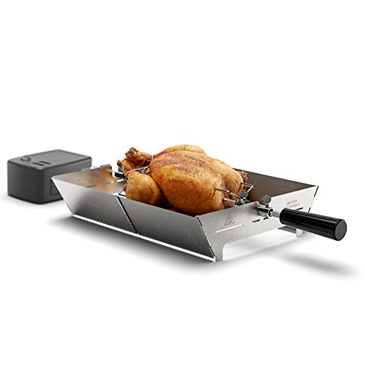 Philips Kitchen Appliances Philips HD6971/00 Smoke-Less Grill Rotisserie Attachment, Stainless Steel