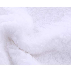 Spotted Play 2 Pack Sherpa Baby Swaddle Blanket - Ultra Soft Plush for Infants 0-6 Months | Receiving Swaddling Wrap - Ideal Newborn Registry and Toddler Boy Accessories | Nursery Blankets - White