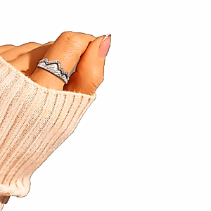 Get Stronger Mountain Ring Adjustable Opening Symbolizes The Obstacles That You Have Overcome and The Struggles That You Have Won for Women Sterling Silver (Adjustable)