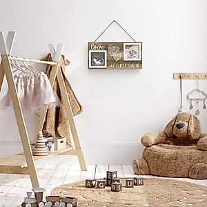 EURSET Baby Sonogram Picture Frame for 3" x 3" Ultrasound Photo - Pregnancy Announcements Ideas - Gender Reveal Baby-Shower Gift - New Mom Expecting Parents to Be Keepsake Gifts - Nursery Décor