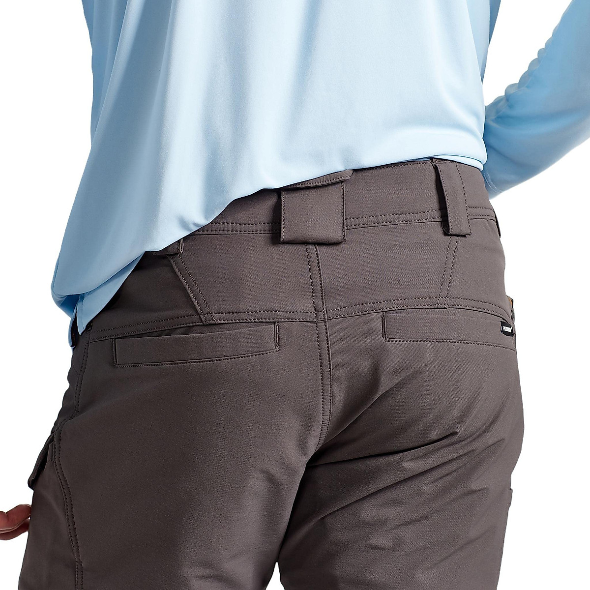 TRUEWERK Men's Work Pants - T2 WerkPant Technical Workwear, 42W X 34L Deep Grey