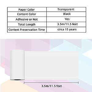 M02 Printer + Clear Paper