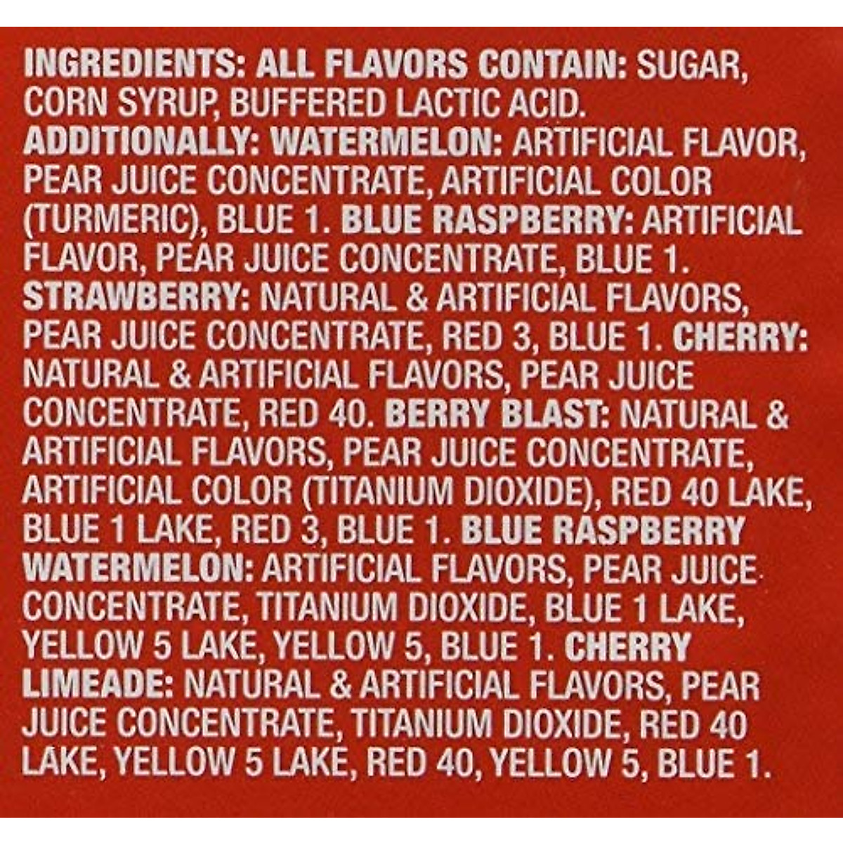 Ring Pop Hard Candy Pops, Variety Pack,2.55 pounds, 44 Count