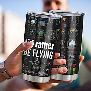 Ladyhold Pilot Gifts, Aviation Gifts, Pilot Gifts for Men Tumbler 20Oz, Aviation Gifts for Pilots Men, Airplane Gifts for Men, Pilot Gifts Aviation Men, Pilot Gift Ideas, Gifts for Aviation Lovers