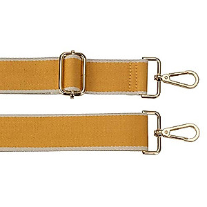 ZANQANO Purse Straps Replacement Crossbody Wide Adjustable Handbag Guitar Style (Yellow)