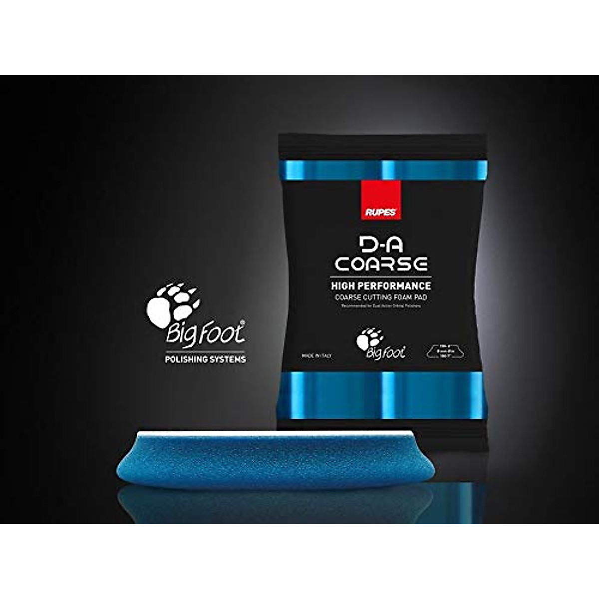 Detail King Rupes Blue Coarse Foam Pad - 100mm (4 inch) - Single - Dual Action Foam Pads