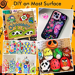 Shuttle Art 36 Colors Dual Tip Acrylic Paint Markers, Brush Tip and Dot Tip Acrylic Paint Pens for Rock Painting, Ceramic, Wood, Canvas, Plastic, Glass, Stone, Calligraphy, Card Making, DIY Crafts