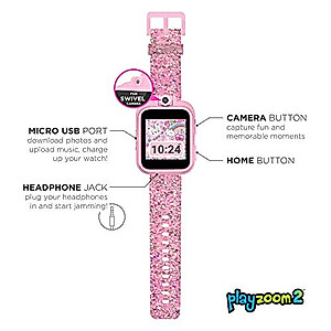 PlayZoom Kids Smartwatch 2 with Swivel Selfie Camera, STEM Learning, 20+ Games, Audio Bedtime Stories, Store Music for Kids Toddlers Boys Girls