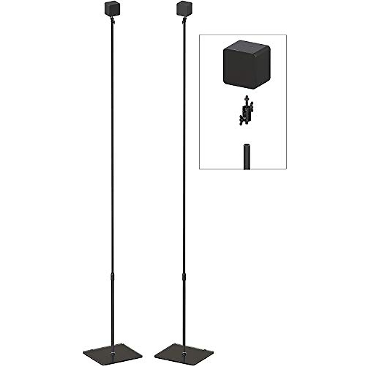 Skywin VR Glass Stand - Compatible with HTC VR Sensors - Base Station for Vive Steam VR and Rift Constellation Sensors (2-Pack)
