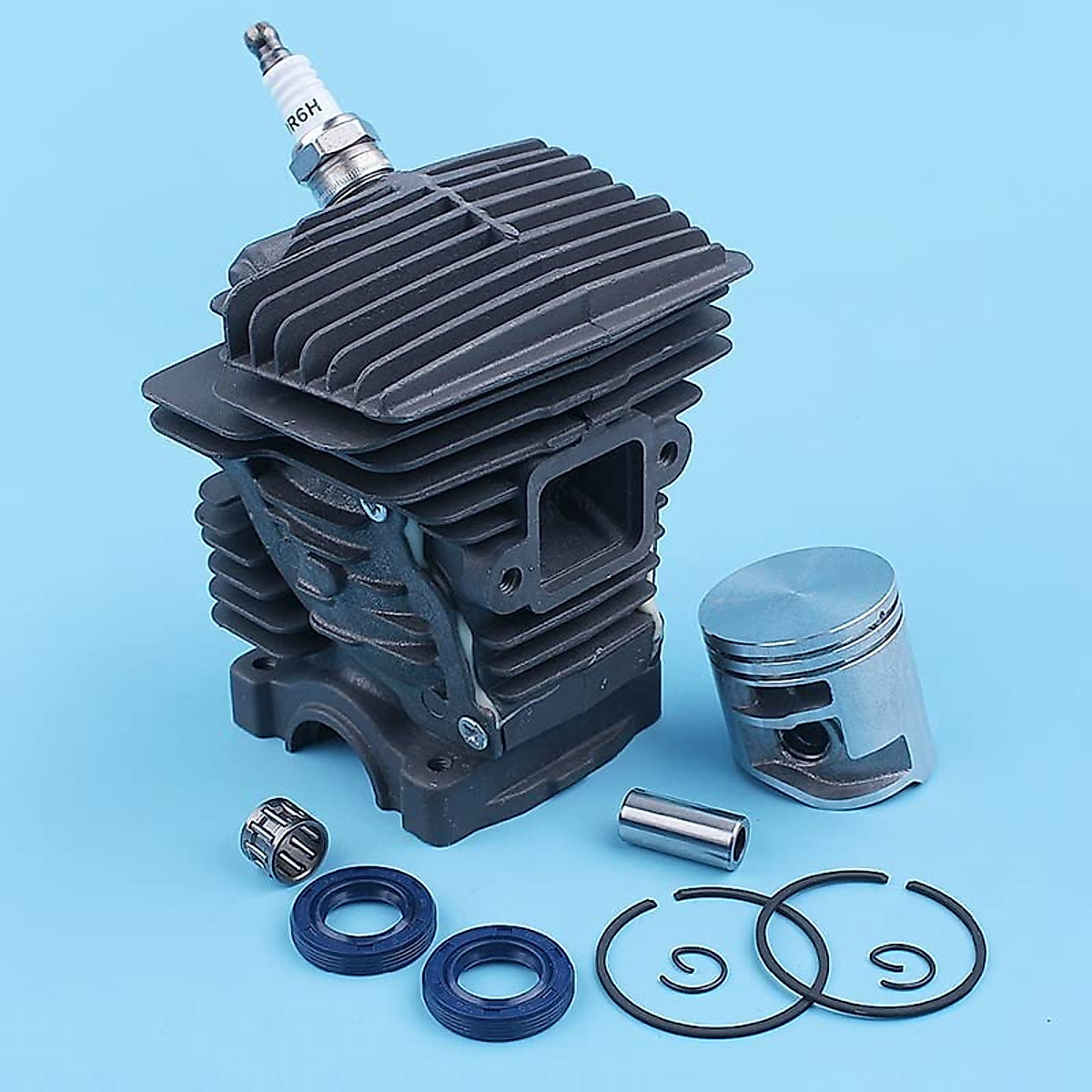 JUIYU Patio, Lawn & Garden 38mm Cylinder Piston Ring Oil Seal Kit for MS171 MS181 MS211 MS 171 181 211 MS181C Chainsaw 1139 020 1201 Replacement Part Outdoor Powertool Parts & Accessories