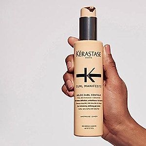 KERASTASE Curl Manifesto Gelee Curl Contour Hair Serum | Enhances Curl Definition Without Crunch | Anti-Frizz | With Shea Butter | For All Wavy, Curly, Very Curly & Coily Hair | 5.1 Fl Oz