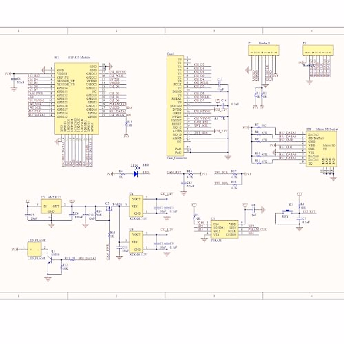 DORHEA ESP32 Cam WiFi Bluetooth Development Board with OV2640 Camera Module + Micro USB to Serial Port CH340C 4.75V-5.25V Nodemcu for Raspberry Pi - 3 Set