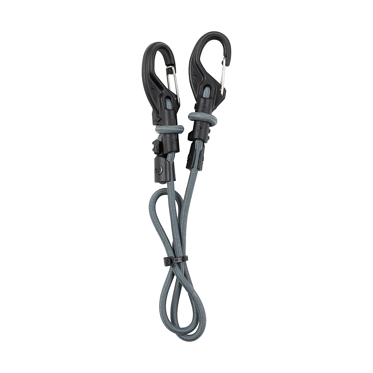 Nite IZE KnotBone Adjustable Bungee - Cord with Carabiner Clip Ends & Adjustable Length - 5mm Cord - Length of 6" to 28" - Size 5