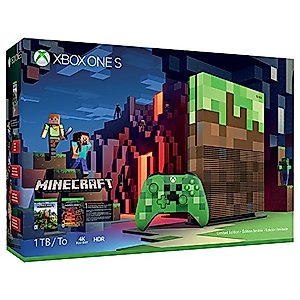 Xbox One S 1TB Limited Edition Console - Minecraft Bundle [Discontinued]