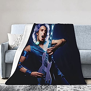 Mick Ronson Throw Blanket Super Soft Flannel Fleece Blankets for Home Bed Sofa 60"x50"