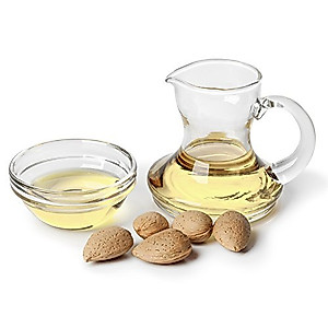 Molivera Organics Sweet Almond Oil 16 fl oz. 100% Pure and Natural, Cold Pressed Moisturizer for Skin and Hair