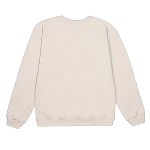 Suburban Riot TMNT Official You Want A Pizza Me Willow Women's Long Sleeve Fleece Sweatshirt (Small) Cream