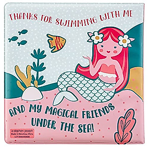 Stephen Joseph, Floating Color Changing Bathtime Book, Toddler Bath Toys, Mermaid