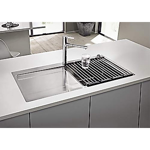 BLANCO 238483 Folding mat, 440 mm, Black/Silver