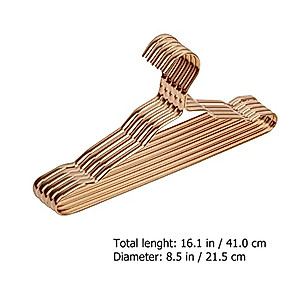 LIFKOME 5/10/15/20/30 Packs Coat Hangers 17.7 Strong Metal Wire Hangers Heavy Duty Clothes Hangers with Non Slip Grooves Standard Suit Hangers Space Saving Clothing Hanger