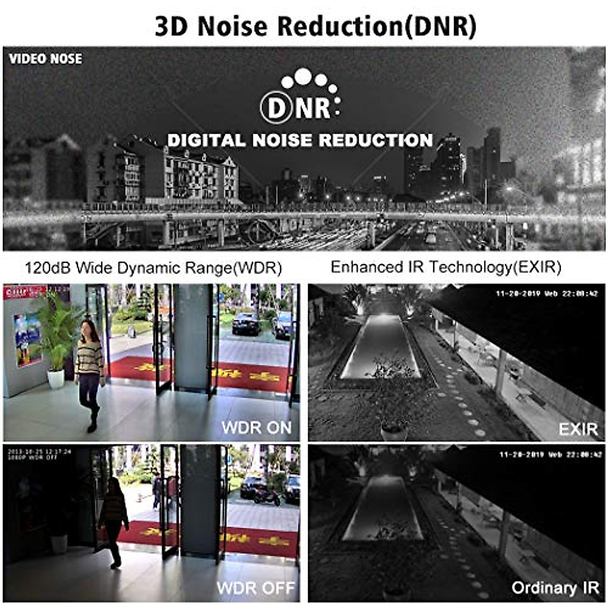 CALUCAM 6MP Starlight PoE Camera (6MP Turret White)